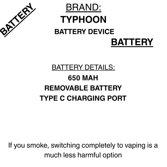 Typhoon Device- Compatible with Typhoon pods – Getavape